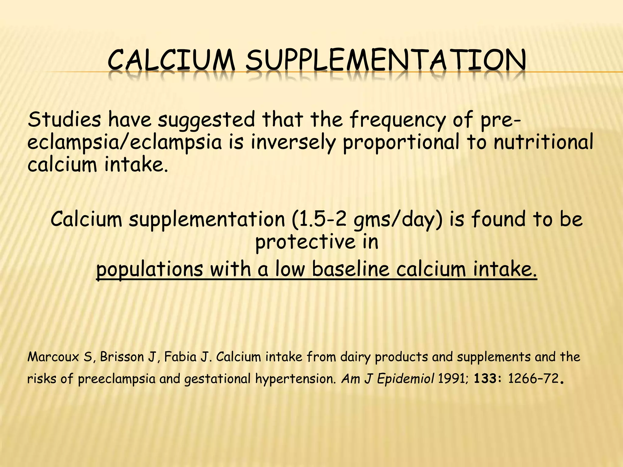 Prediction and prevention of Preeclampsia | PPTX