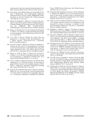 Prediction and prevention of spontaneous preterm birth 2021 [votason ...