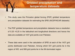 Prediction droughts using machine learning algorithm | PPTX