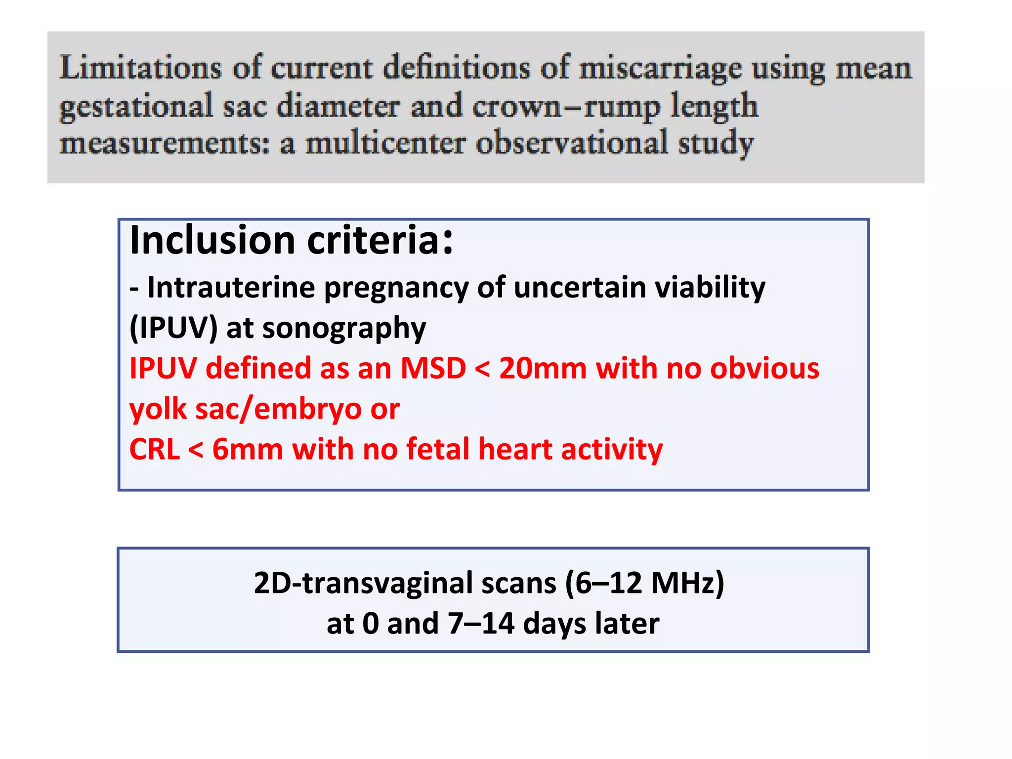 Prediction of early pregnancy outcomes. | PPT | Pregnancy ...