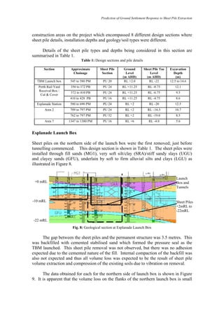 Prediction Of Ground Settlement Response To Sheet Pile Extraction (P ...