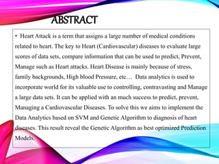 Prediction of heart disease using machine learning.pptx