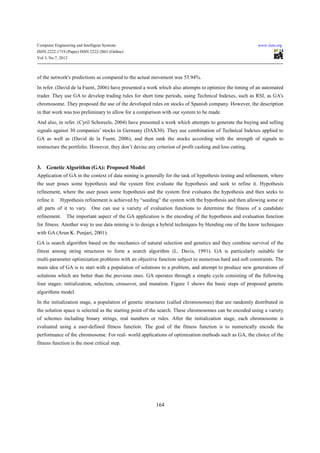 Prediction of stock market index using genetic algorithm | PDF