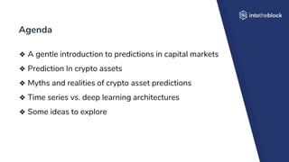 Price PRedictions for Crypto-Assets Using Deep Learning | PPTX