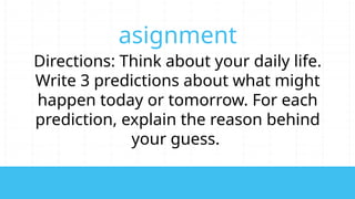 Predictions English 9 powerpoint....pptx