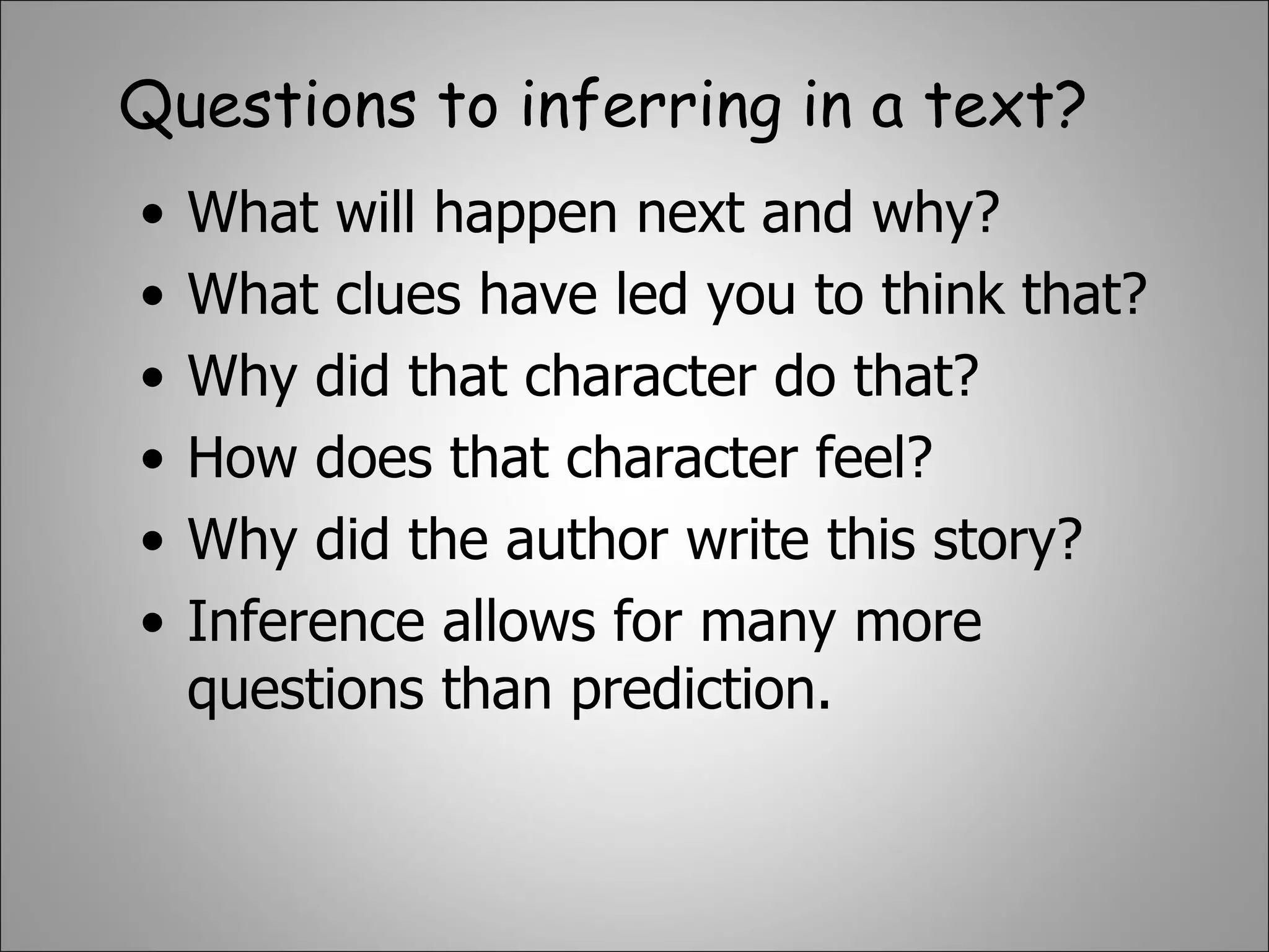 Predictions and inferences differences | PPT