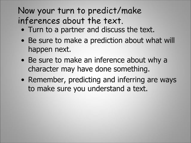 Predictions and inferences differences | PPT