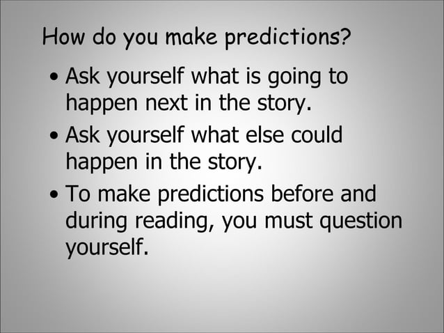 Predictions and inferences differences | PPT