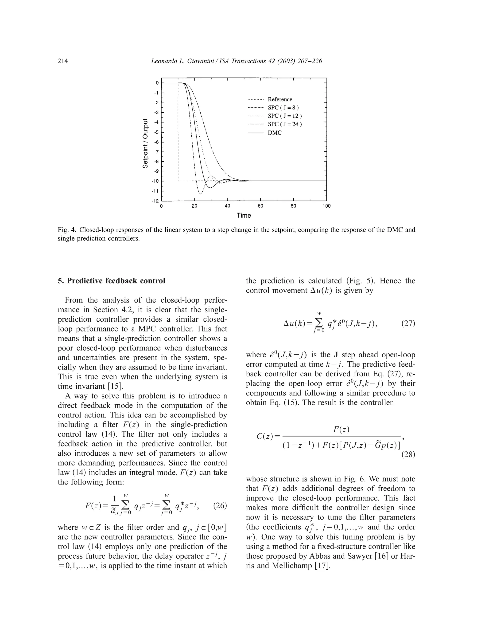 Predictive feedback control | PDF