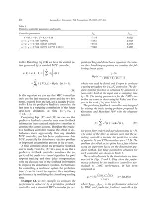 Predictive feedback control | PDF