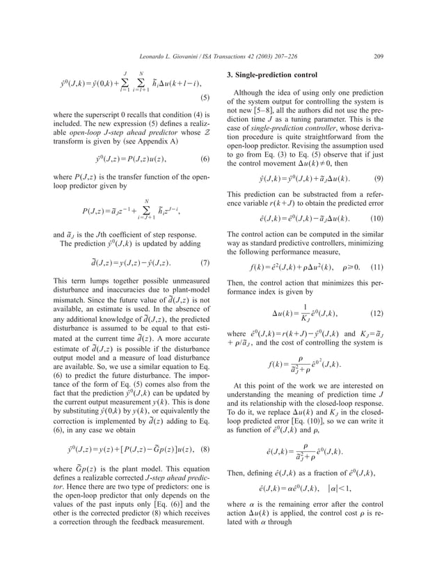 Predictive feedback control | PDF