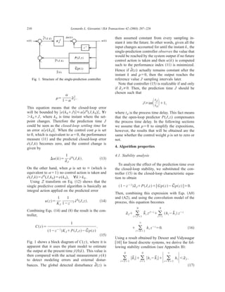 Predictive feedback control | PDF