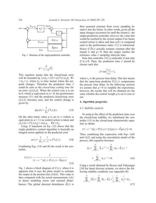 Predictive feedback control | PDF