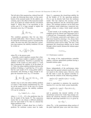 Predictive feedback control | PDF