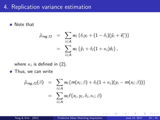 Predictive mean-matching2 | PPT