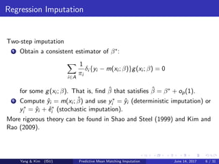 Predictive mean-matching2 | PPT
