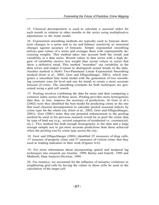 Predictive analysis of crime forecasting | PDF | Geography | Science
