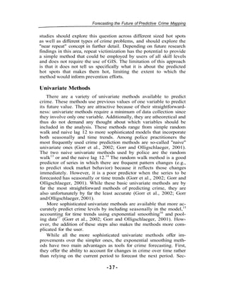 Predictive analysis of crime forecasting | PDF | Geography | Science