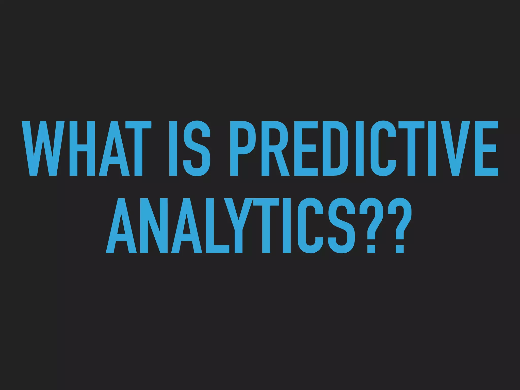 Predictive analytics | PDF