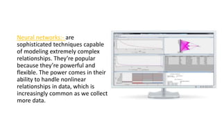 Predictive analytics | PPTX | Databases | Computer Software and Applications