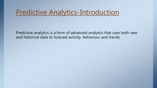 Predictive analytics | PPTX
