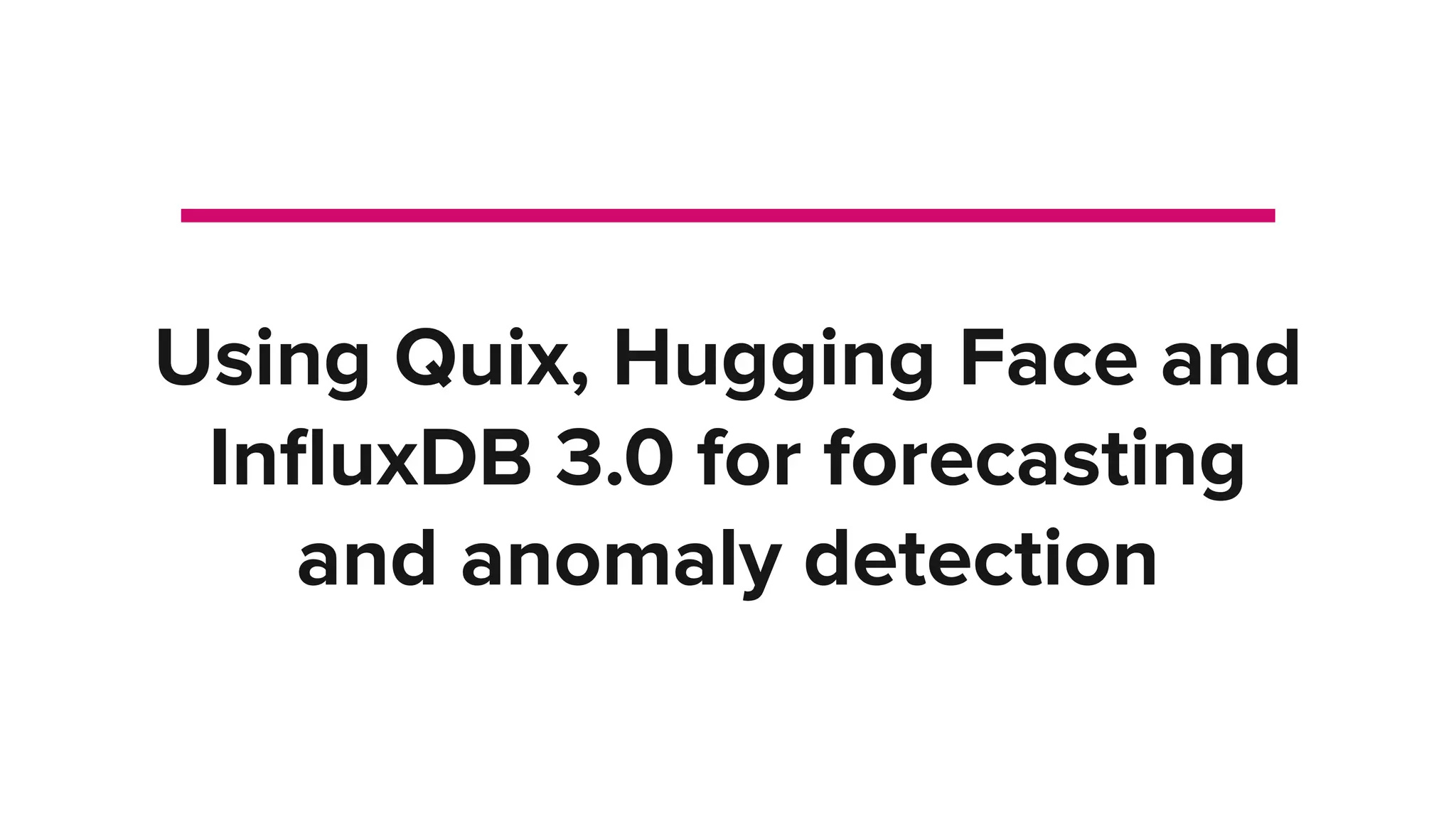 Power Your Predictive Analytics With Influxdb Ppt