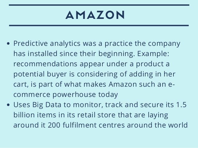 Predictive analytics and predictive marketing