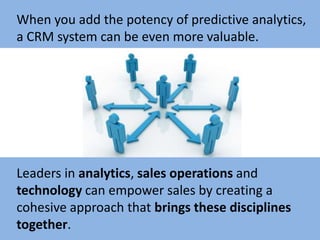 Predictive analytics and new CRM systems | PPTX
