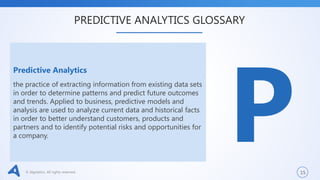 Predictive Analytics Glossary | PPT