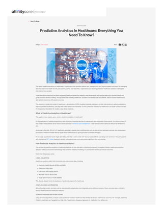 Predictive Analytics in Healthcare - Everthing you Need To Know.pdf