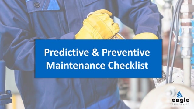 Predictive and Preventive Maintenance Checklist | PDF