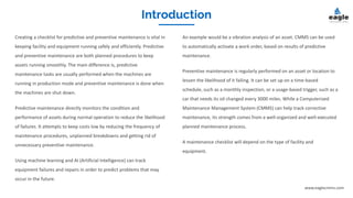 Predictive and Preventive Maintenance Checklist | PDF