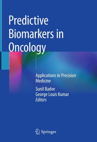 Predictive Biomarkers in Oncology_ Applications in Precision Medicine.pdf