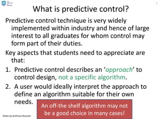 Predictive control 1 introduction | PPTX | Badminton | Sports