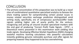 Predictive data mining | PPTX | Stocks and Bonds | Personal Investing