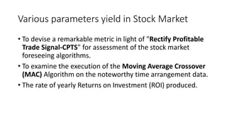 Predictive data mining | PPTX | Stocks and Bonds | Personal Investing