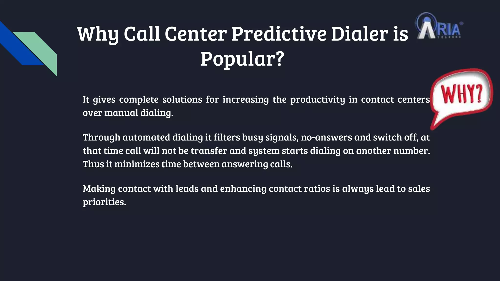 Predictive Dialer: Call Center Solution | PPTX