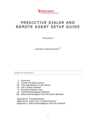 Predictive dialer setup guide | PDF