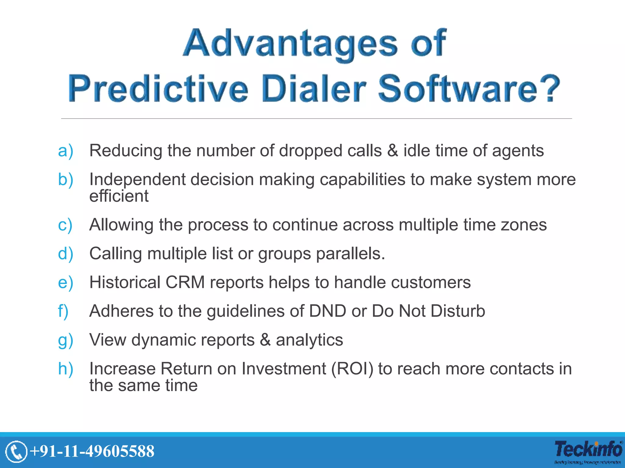 Why use Predictive dialer software? | PPT