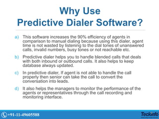 Why use Predictive dialer software? | PPT | Free Download