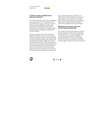 Predictive Finance InfoGuide | PDF