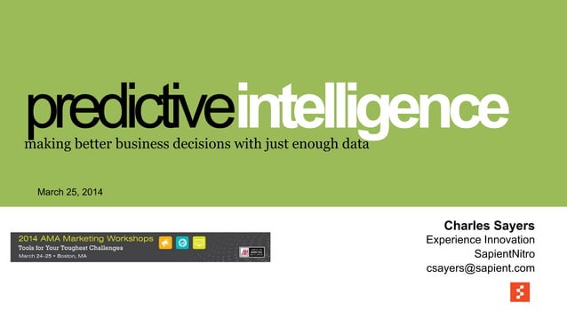 Predictive Intelligence | PPT