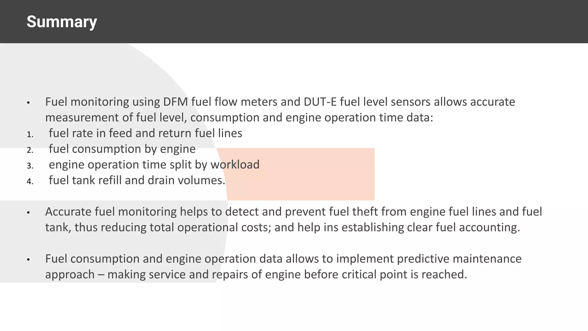 Predictive maintenance of fuel supply line for diesel generator - CASE ...