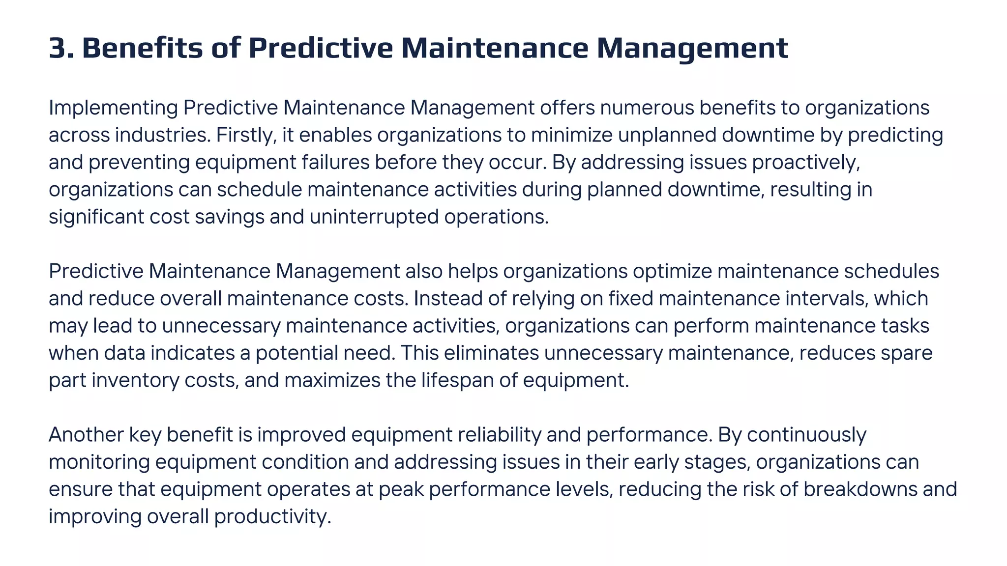 Predictive Maintenance Management Revolutionizing Maintenance Practices ...
