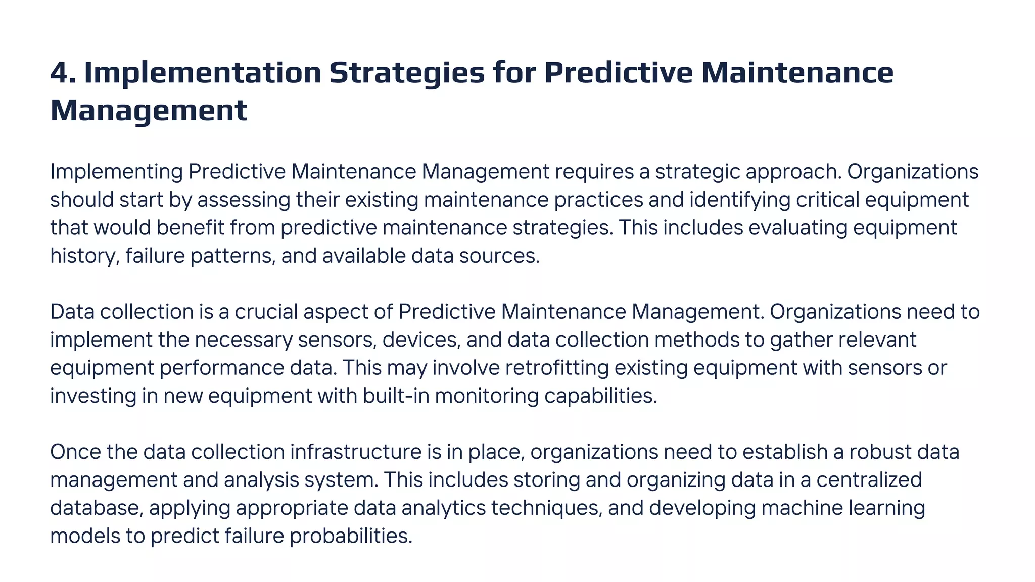 Predictive Maintenance Management Revolutionizing Maintenance Practices ...