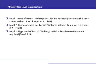 Partial Discharge Test - Switchgear | PPTX