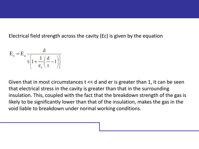 Partial Discharge Test - Switchgear | PPTX