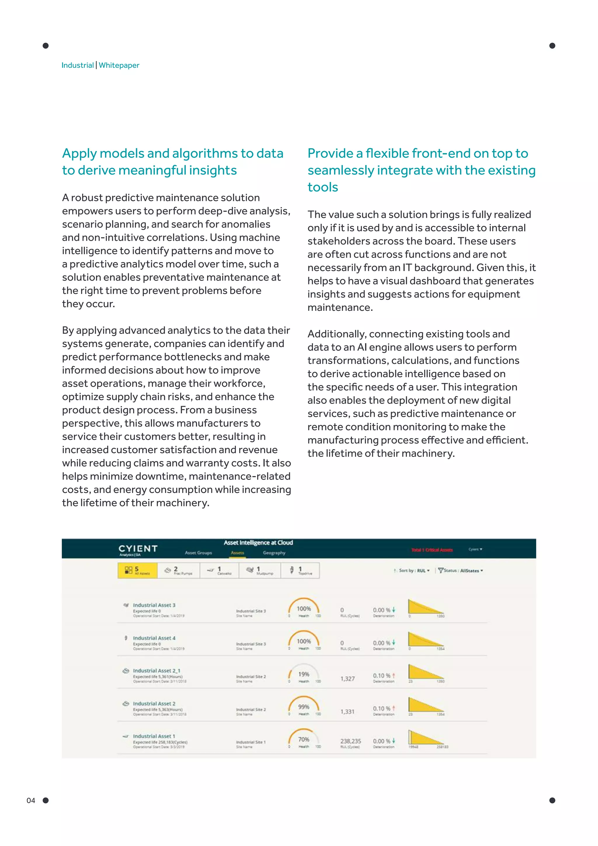Predictive Maintenance Solution -1019 | PDF