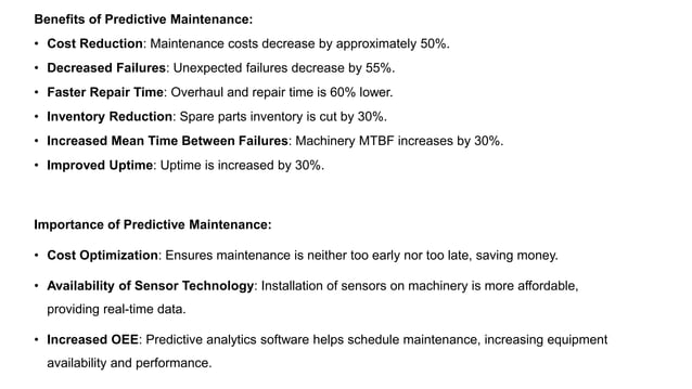 Predictive Maintenance with Machine Learning.pptx | Air Travel | Travel ...