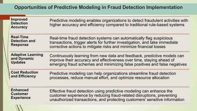 Predictive modeling for fraud detection Prof Oyedokun.pptx